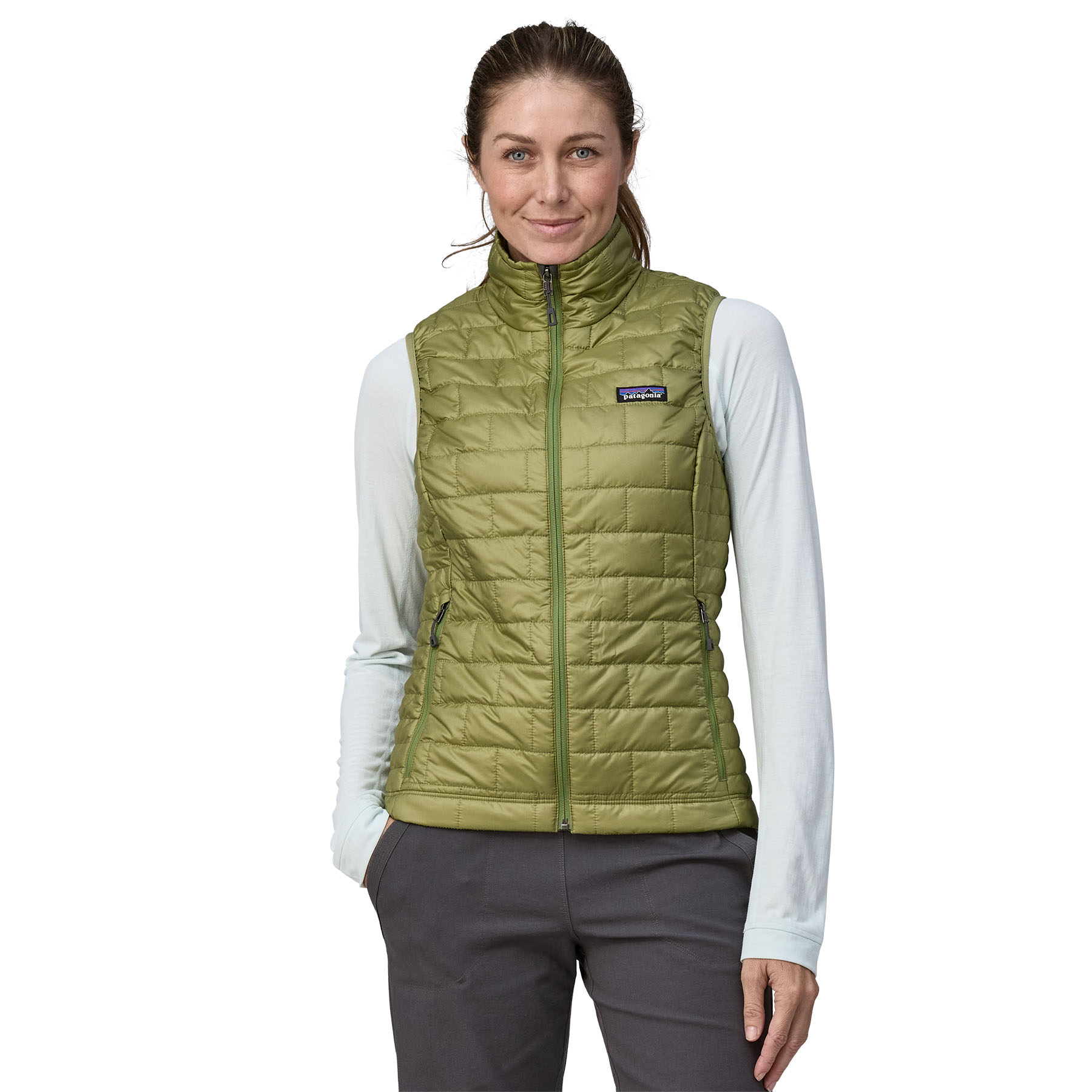 Patagonia Women's Nano Puff Vest (Buckhorn Green)