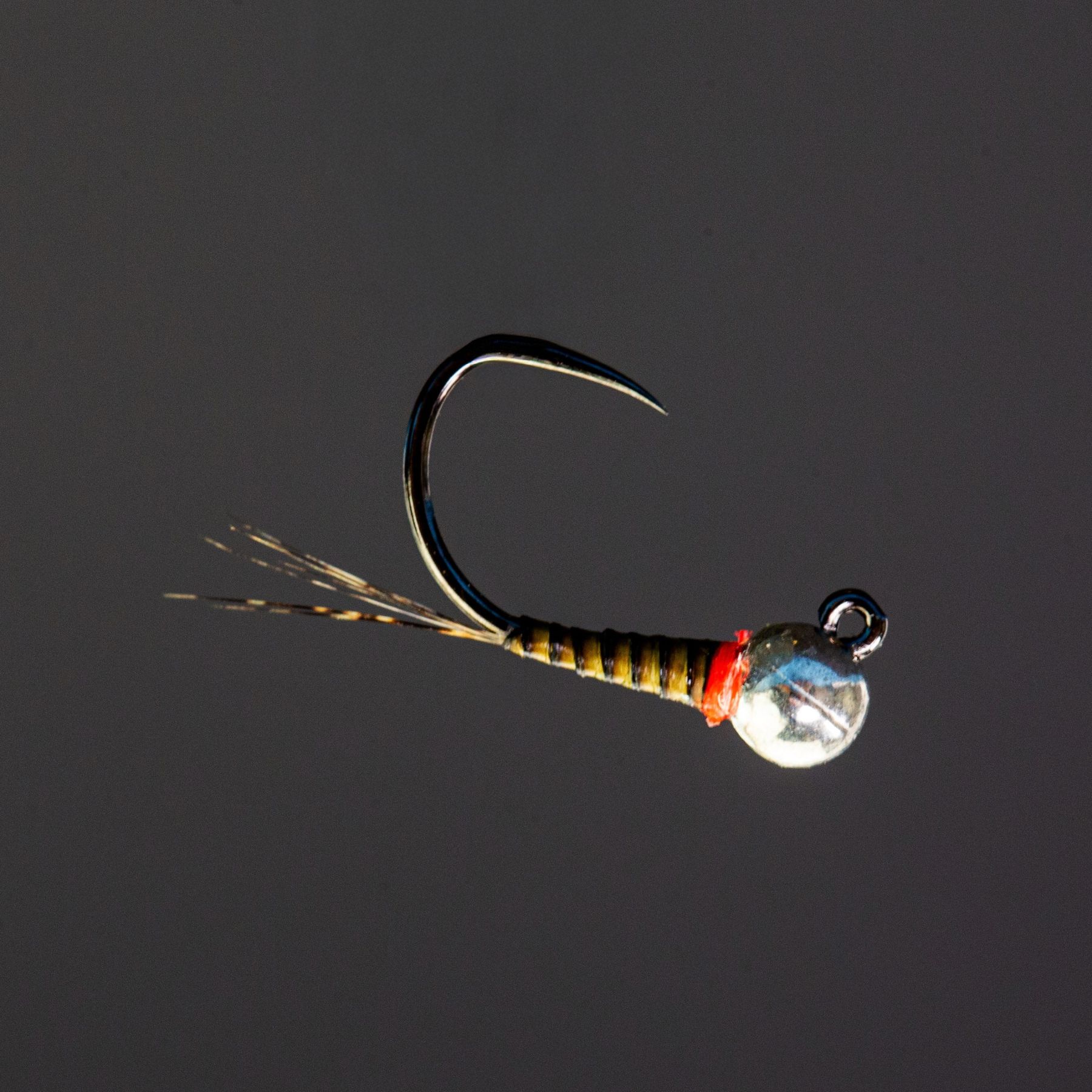 Redneck Peacock Quill - Jig Nymphe (Tungsten)