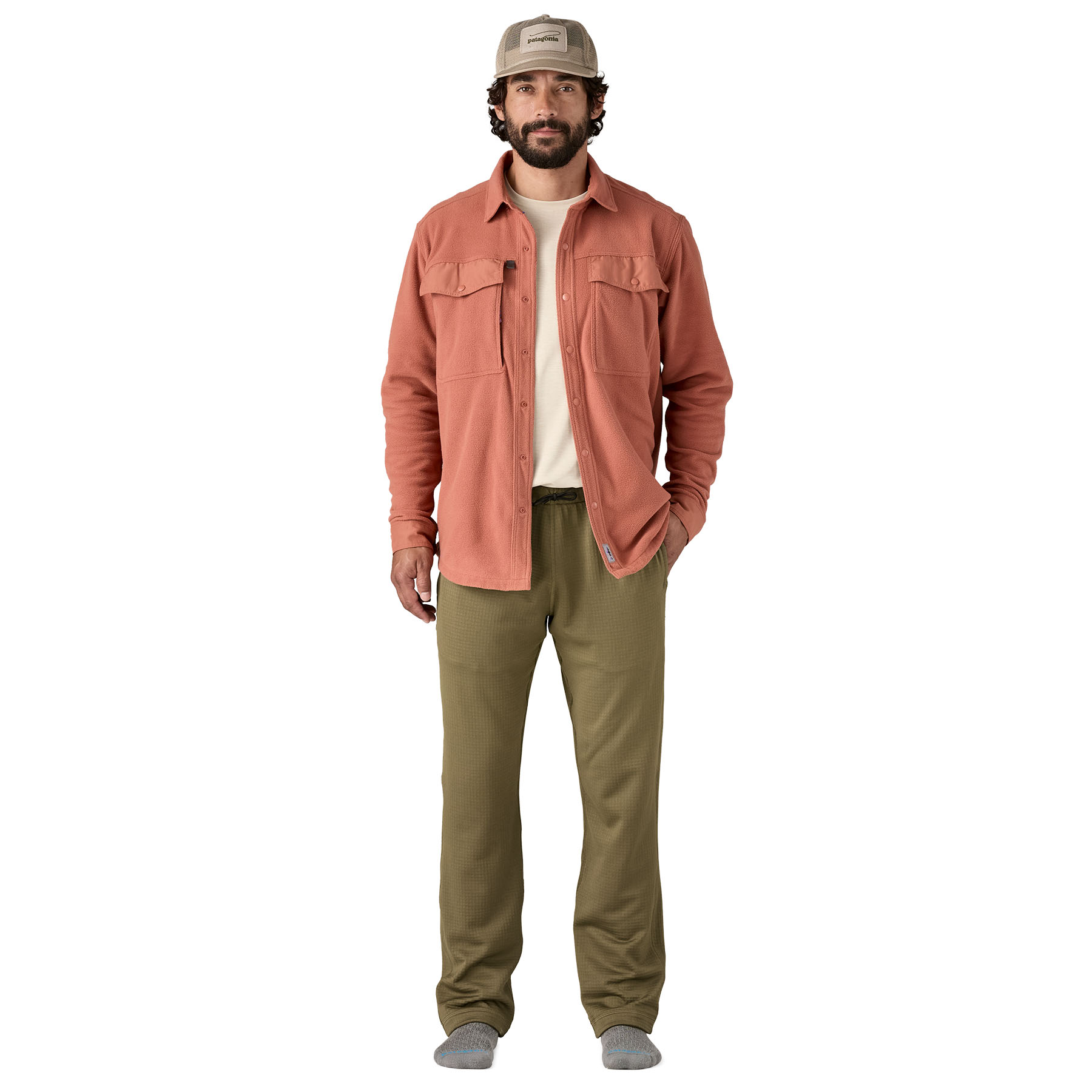 Patagonia R1 Fleece Pants (dark ash)