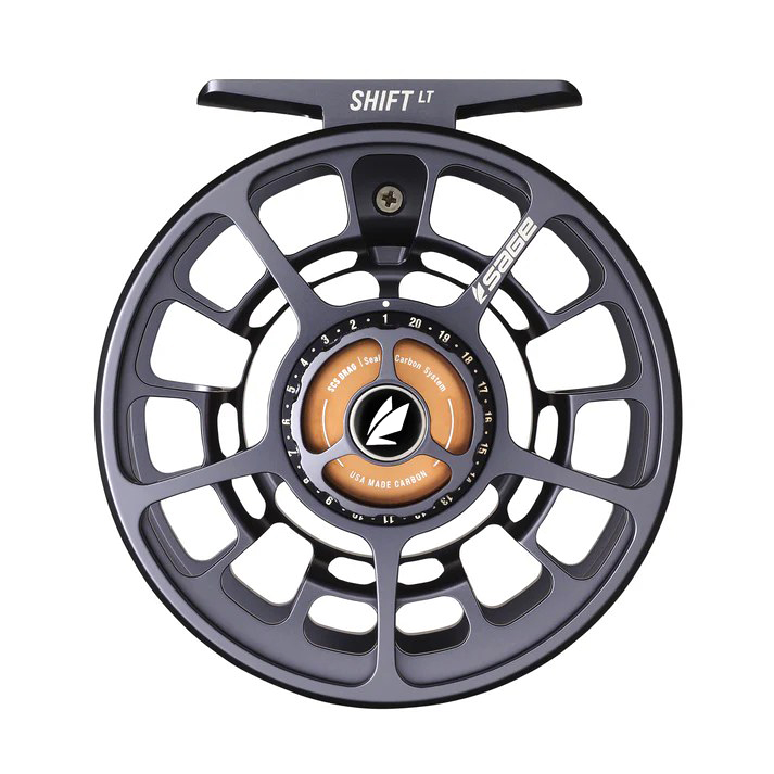 SAGE SHIFT LT Fliegenrolle, ultraleicht, SCS Carbon Bremse