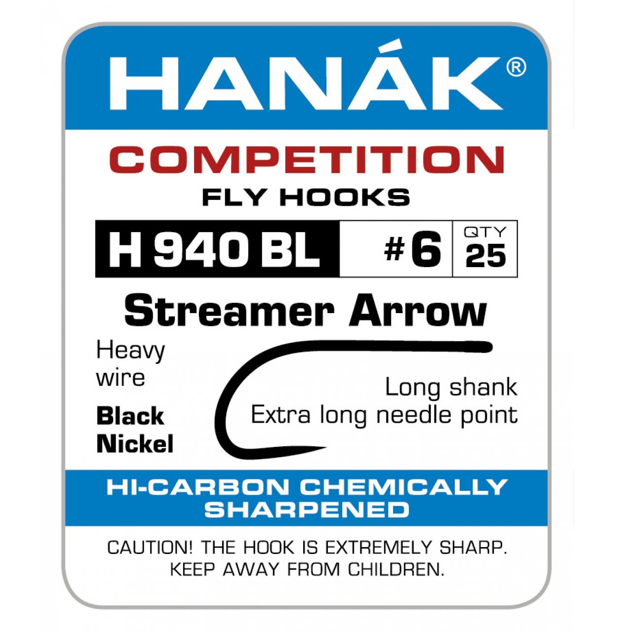 Hanak 940 BL Streamer Arrow Fliegenhaken