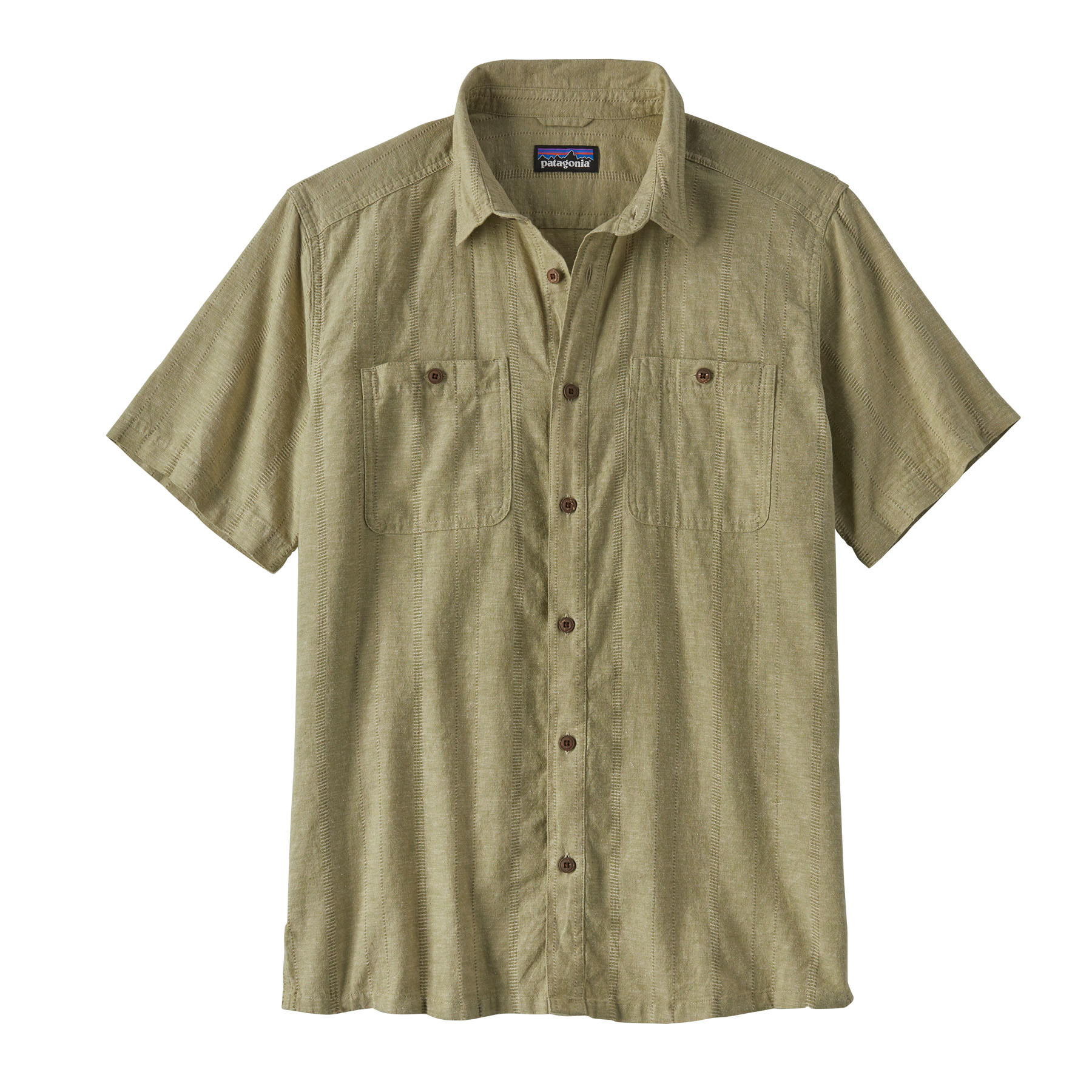 Patagonia Men's Back Step Shirt, Swell Dobby: Buckhorn Green