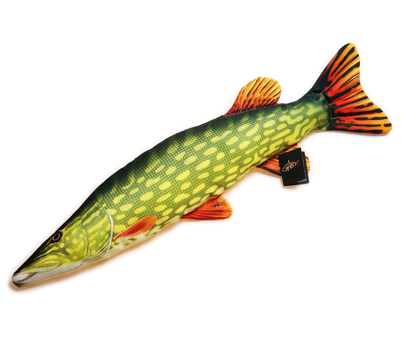 Gaby Fish Stofffisch Hecht (80 cm) - Fischkissen