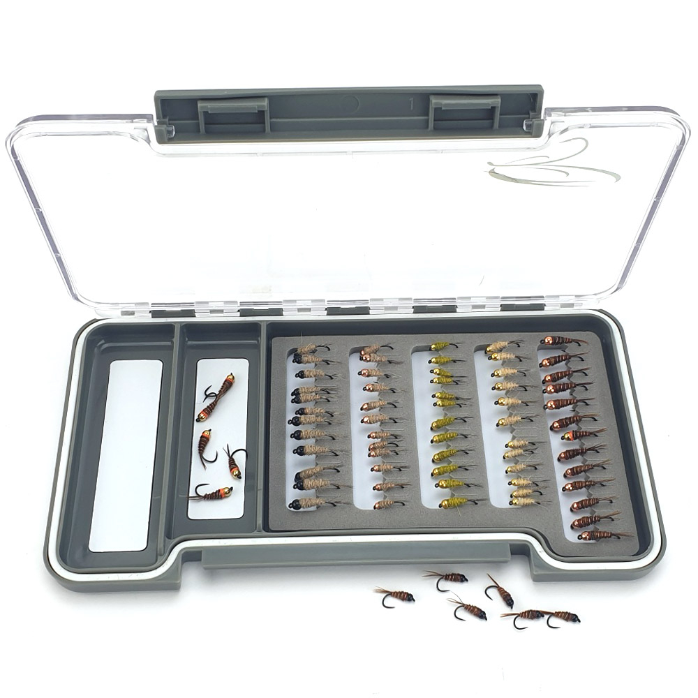 MRO Nymph Set including Slim Box | W-21131-00
