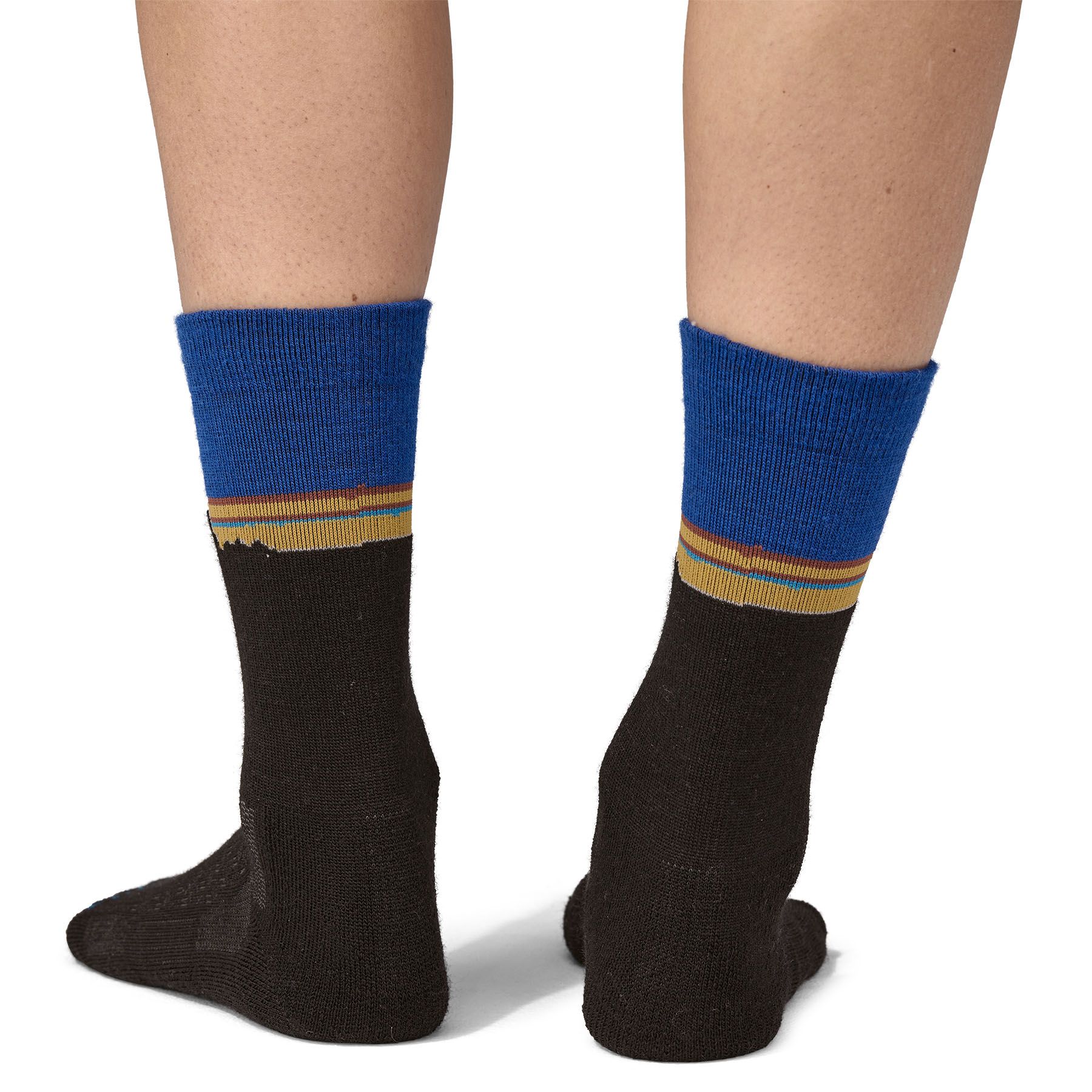 Patagonia Merino Wool Blend Crew Socks (Classic Fitz Roy: Viking Blue)
