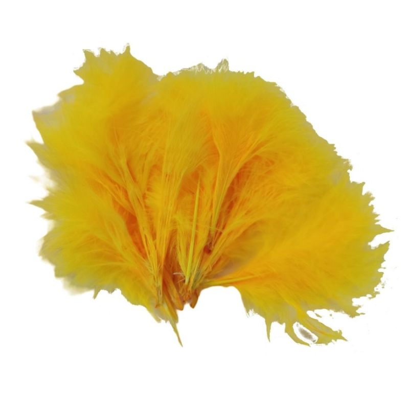 Verniard Turkey Marabou Strung Bloods - Maraboufedern